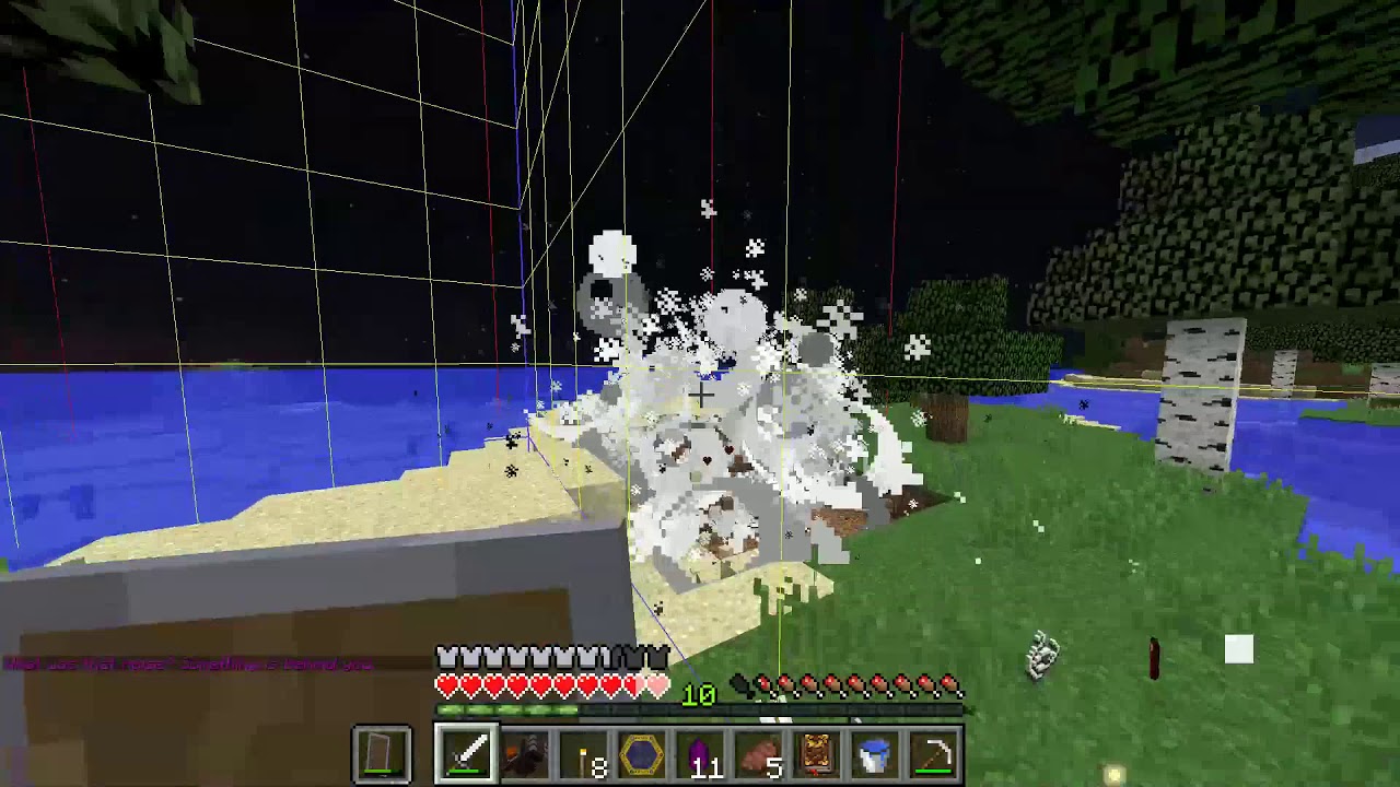 Thaumcraft warp Message jumpscare ("Something is behind you.") - YouTube