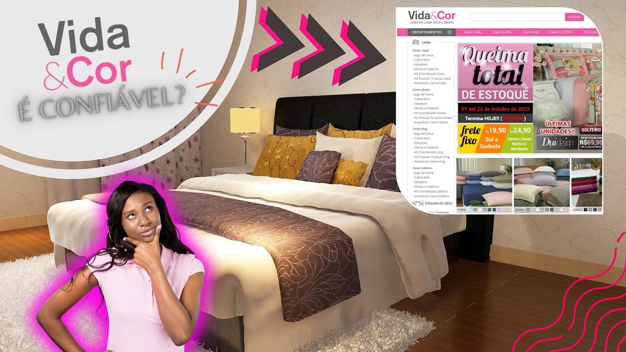 Loja VIDA e COR é CONFIÁVEL? Análise COMPLETA sobre o site - YouTube