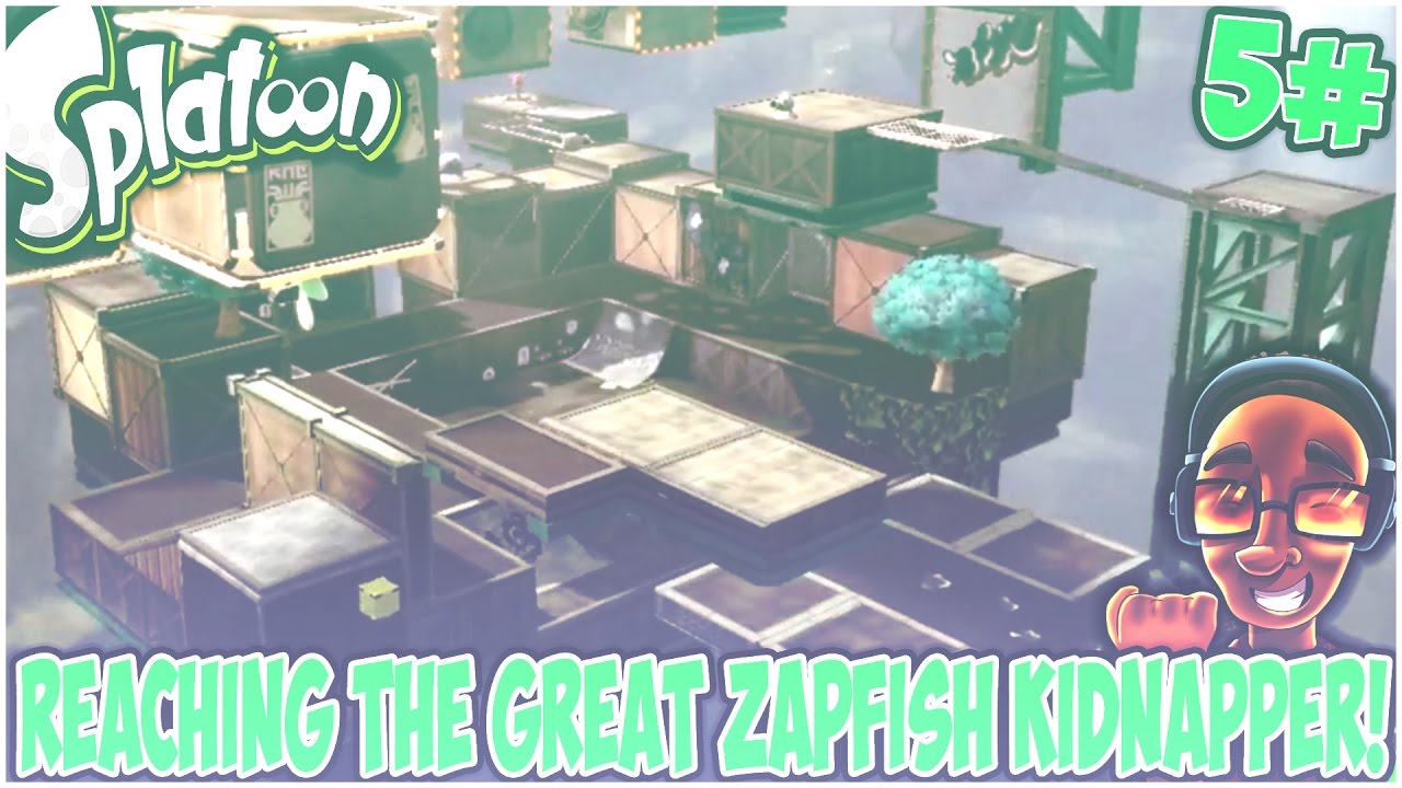 Splatoon [EP 5] - REACHING THE GREAT ZAPFISH'S KIDNAPPER! (ZONE 5 ...