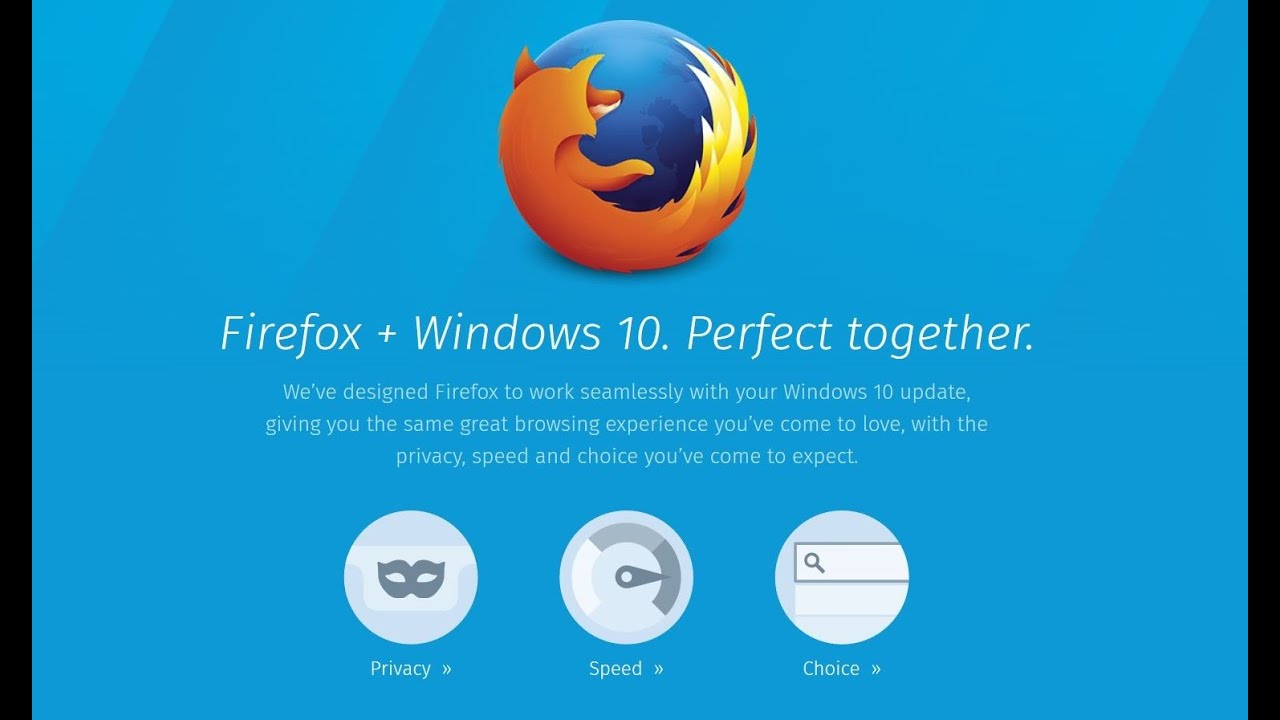 Mozilla Firefox Integrates Seamlessly With Windows 10 - YouTube