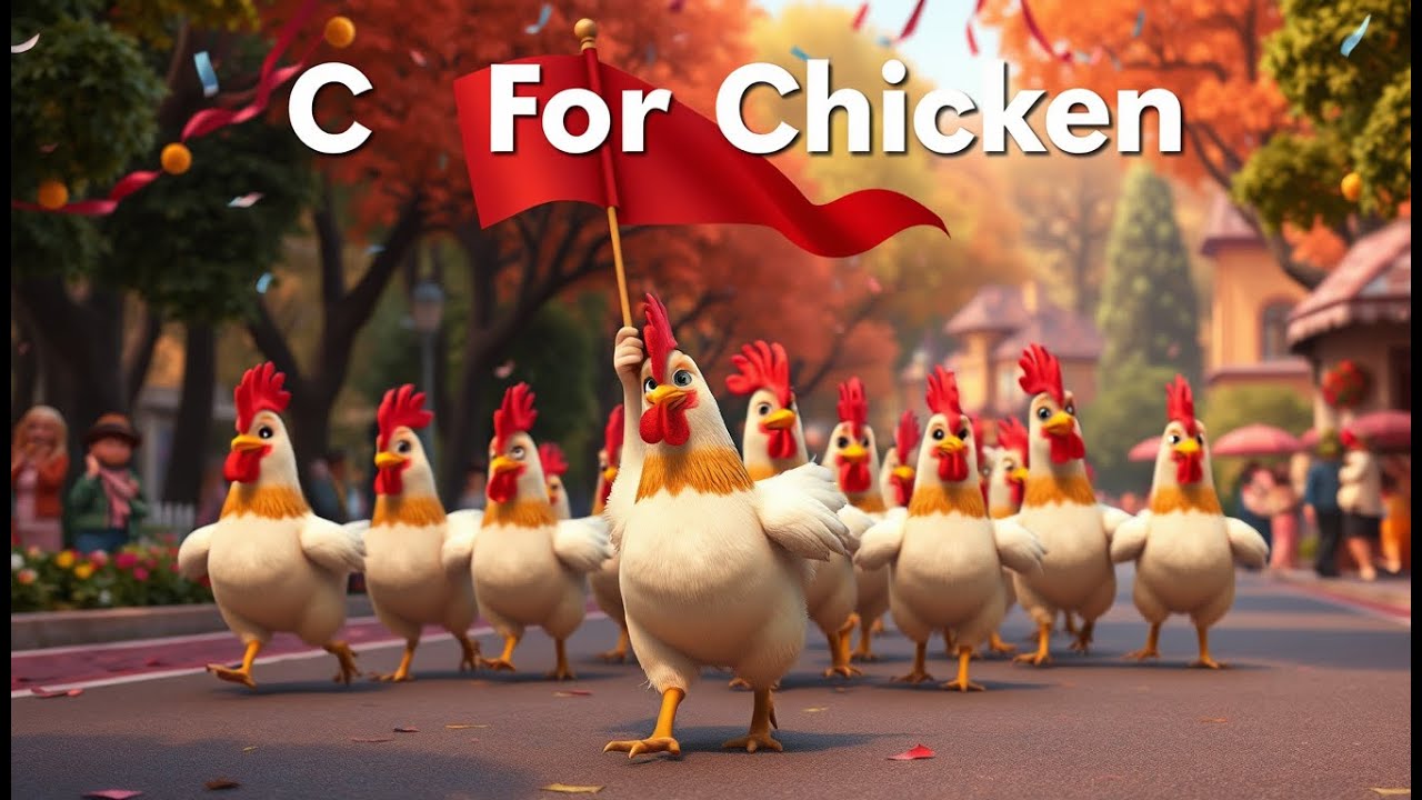 C Is For Chicken | Fun alphabet Song for Kids | Learn the Letter C for ...