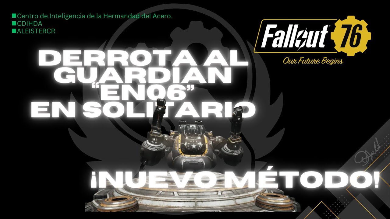 Fallout 76: Raid Guardian EN06 en Solitario ¡Nuevo Método! - YouTube