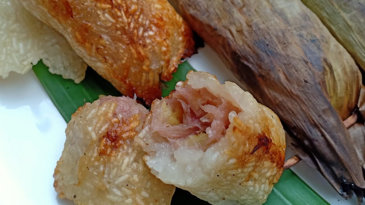 Banana Sticky rice cake#youtubshort #short - YouTube