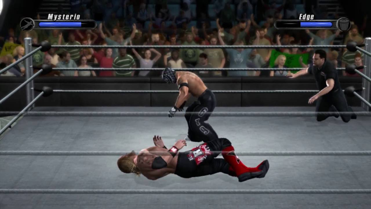 Smackdown vs raw 2008 ECW Extreme Rules Match - YouTube