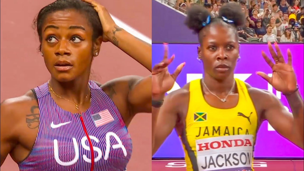 Sha'Carri Richardson Defeats Shericka Jackson In 100m Heat 3 || World ...