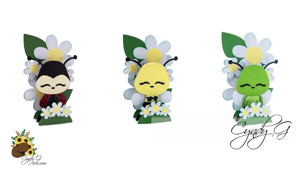 Insect Slice Card SVG Assembly Tutorial - YouTube