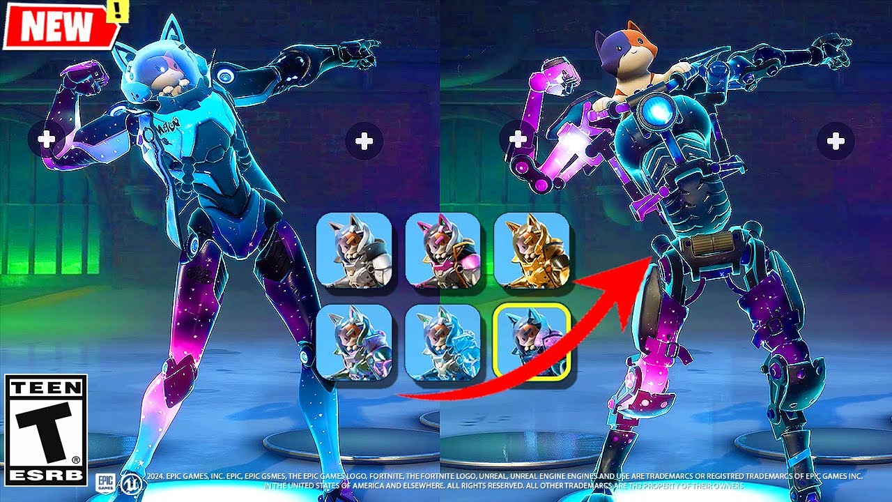 What if: KIT with KATT Fortnite Legacy Crew Styles シ - YouTube