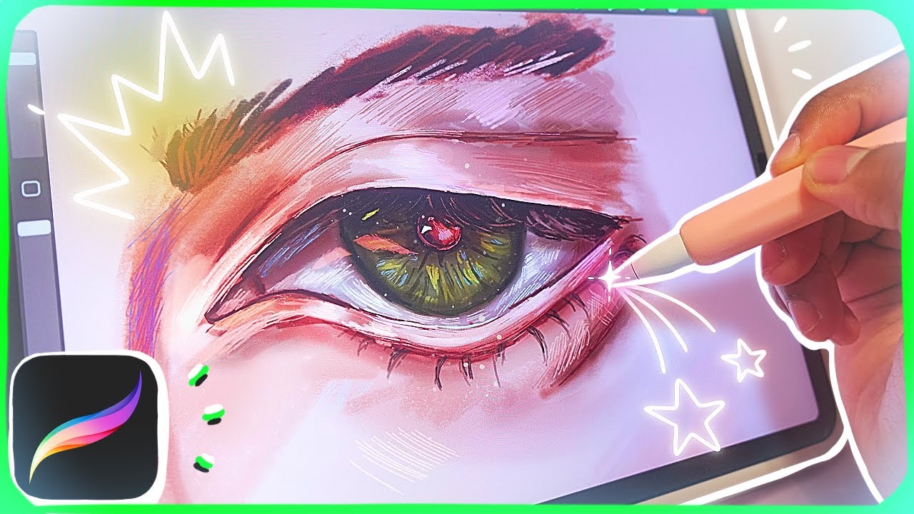 Digital Eye Sketching: Unleashing My Realistic Eye Drawing Skills ...