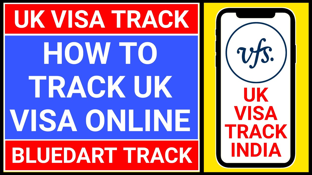how to track uk visa Application | how to track uk visa blue dart - YouTube
