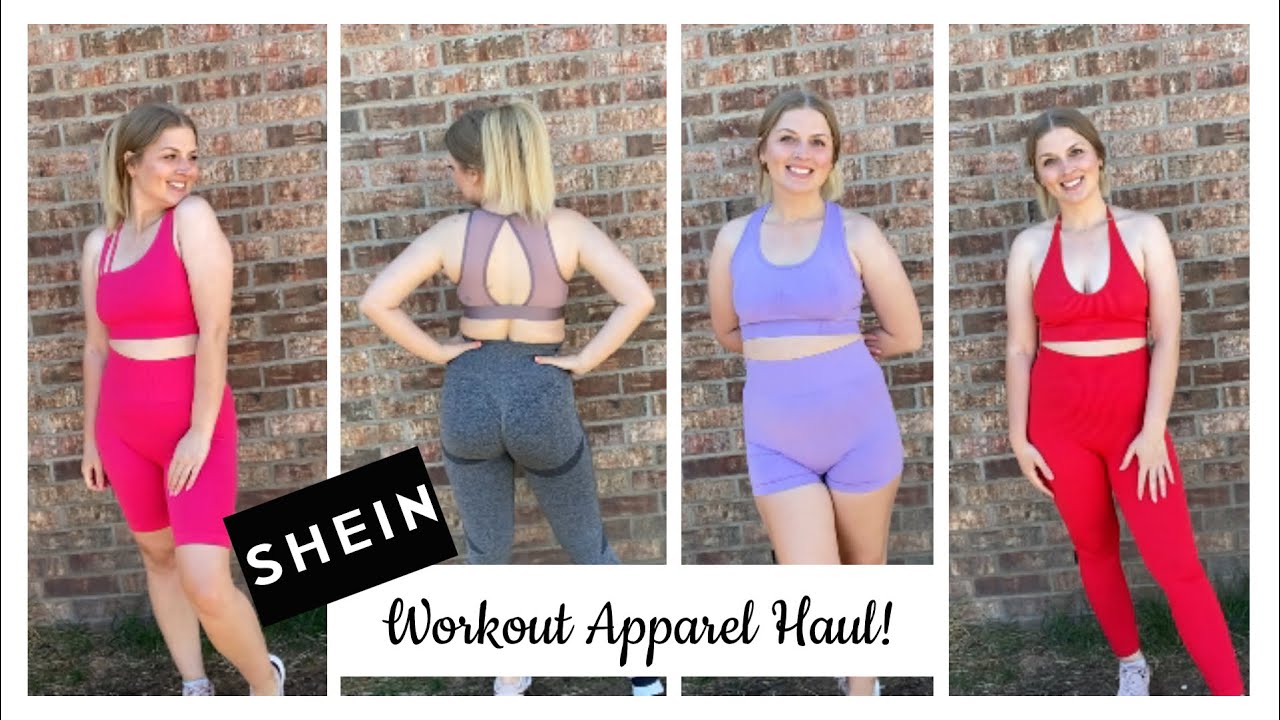 Shein Workout Apparel Haul! - YouTube