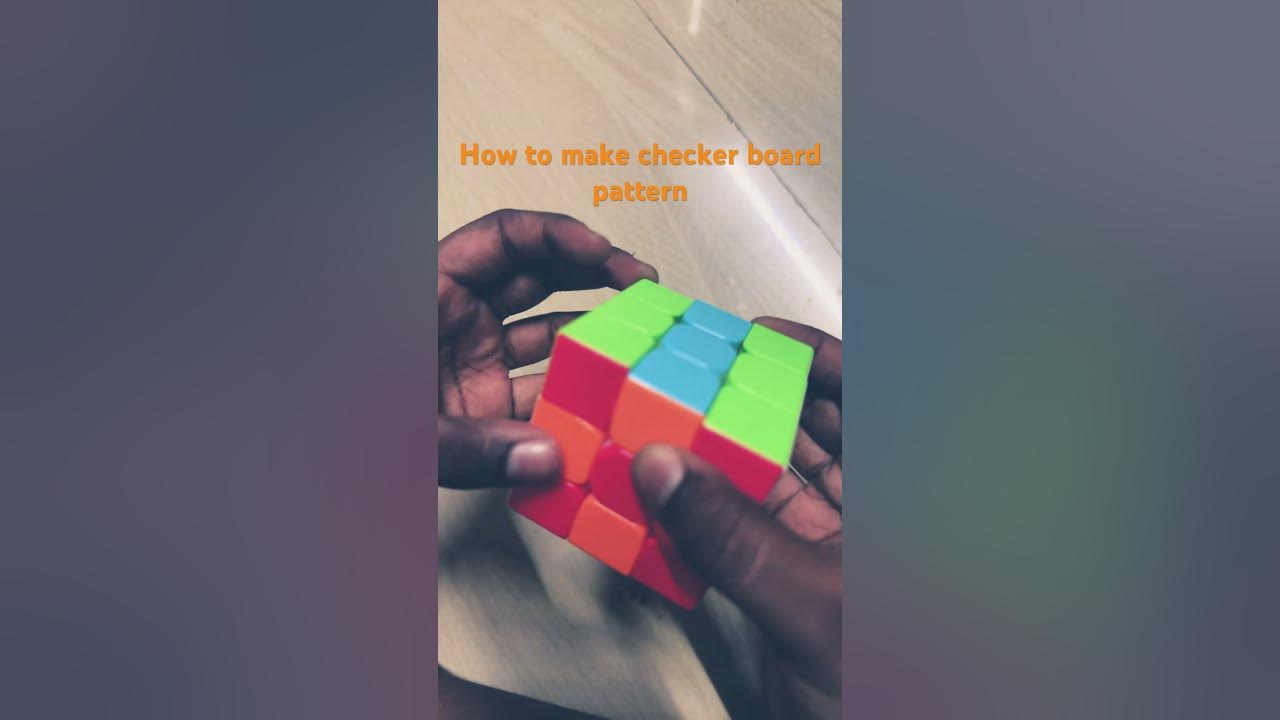 How to make checker pattern - YouTube
