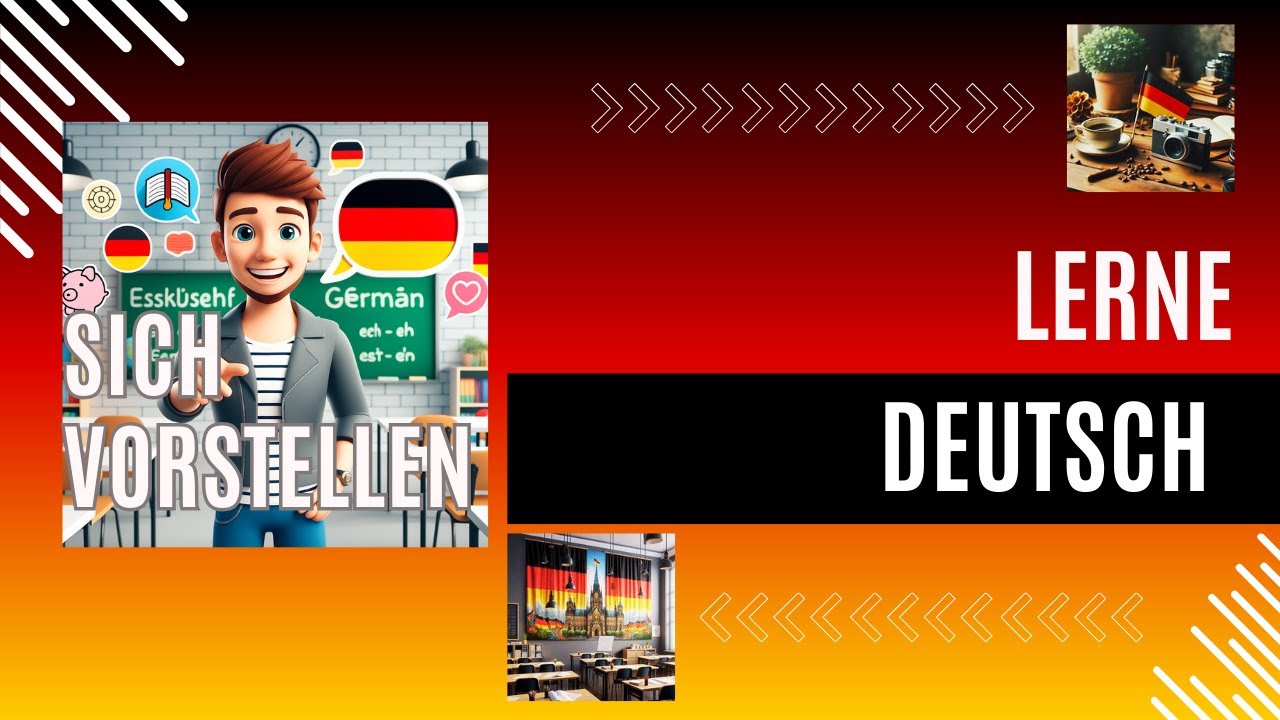 Deutsch lernen | sich vorstellen - Übung (introduce yourself - exercise ...