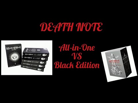 Death Note by Tsugumi Ohba & Takeshi Obata || All-in-One vs Black Edition.
