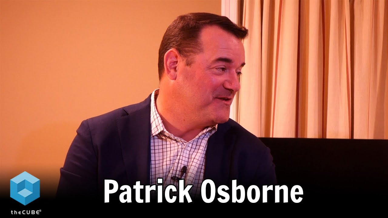 Patrick Osborne, HPE Storage | Sales Community Exec Event - YouTube