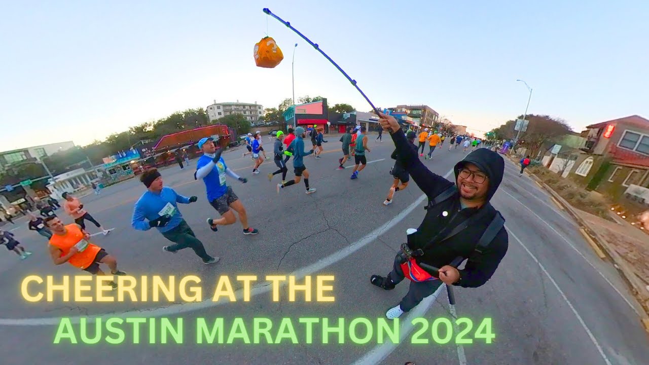 Austin Marathon 2024- CHEERING - YouTube