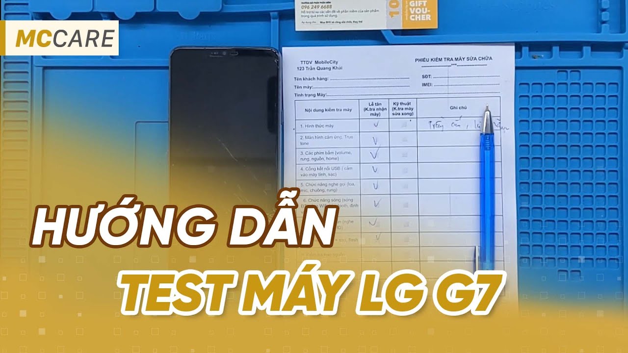 Hướng dẫn test máy LG G7 - YouTube