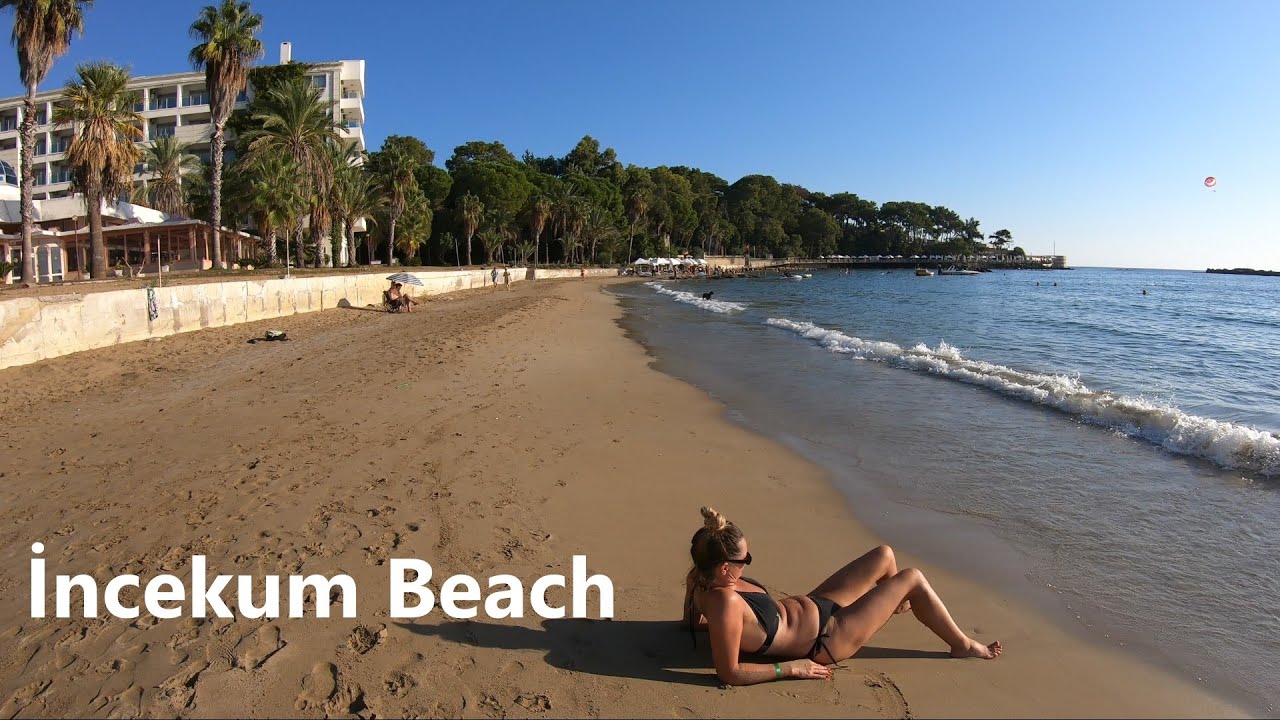 Experience the BEST Beach in Alanya, İncekum Beach! - YouTube