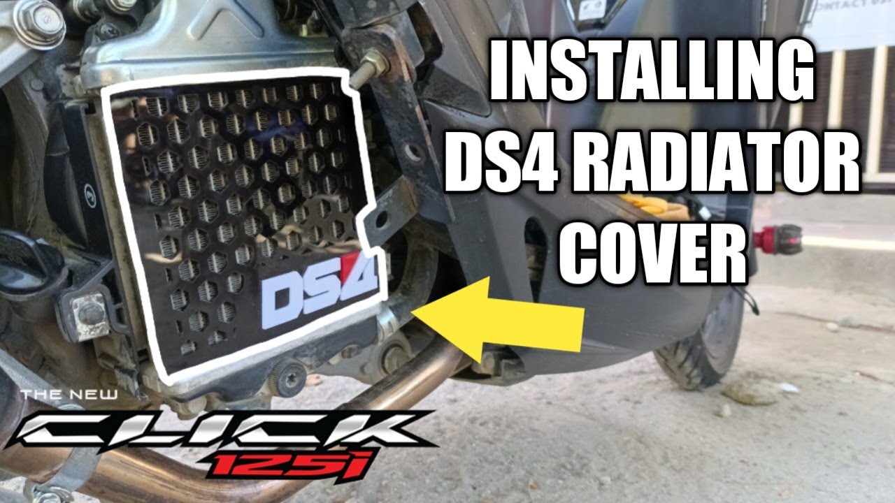 QUICK GUIDE SA PAGKAKABIT NG DS4 RADIATOR COVER SA CLICK 125i - YouTube