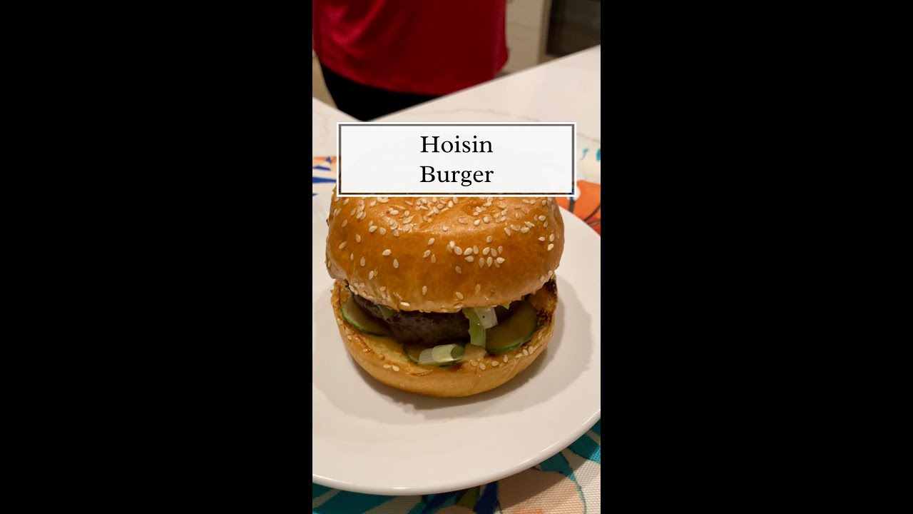 Hoisin Burger Recipe - YouTube