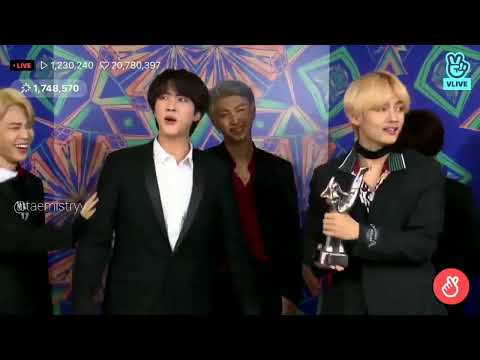 Once MC asked Jin and Taehyung to kiss each other on cheeks and this was their reaction