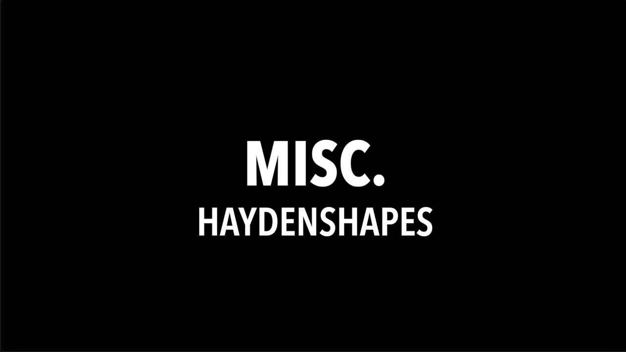 【商品紹介】HAYDENSHAPES MISC. FUTUREFLEX モデル別解説 - YouTube
