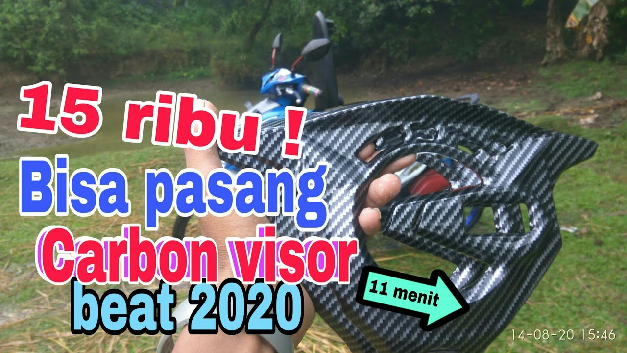 💥full video cara pasang skotlet di visor standar beat 2020 fi modif low ...