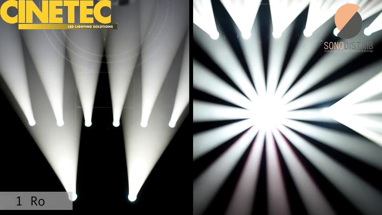 CINETEC Lyre Spot LED 150W SONODISTRIB .COM SONORISATION ECLAIRAGE ...