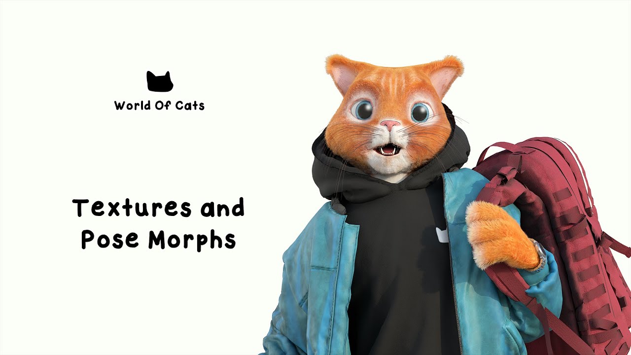 Tutorial 4 - Texture and Pose Morphs - World of Cats - YouTube