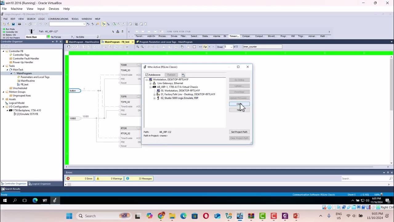 Function Block Diagram -- How To Use Timer and Counter Instruction In AB Studio 5000 - Part II ...