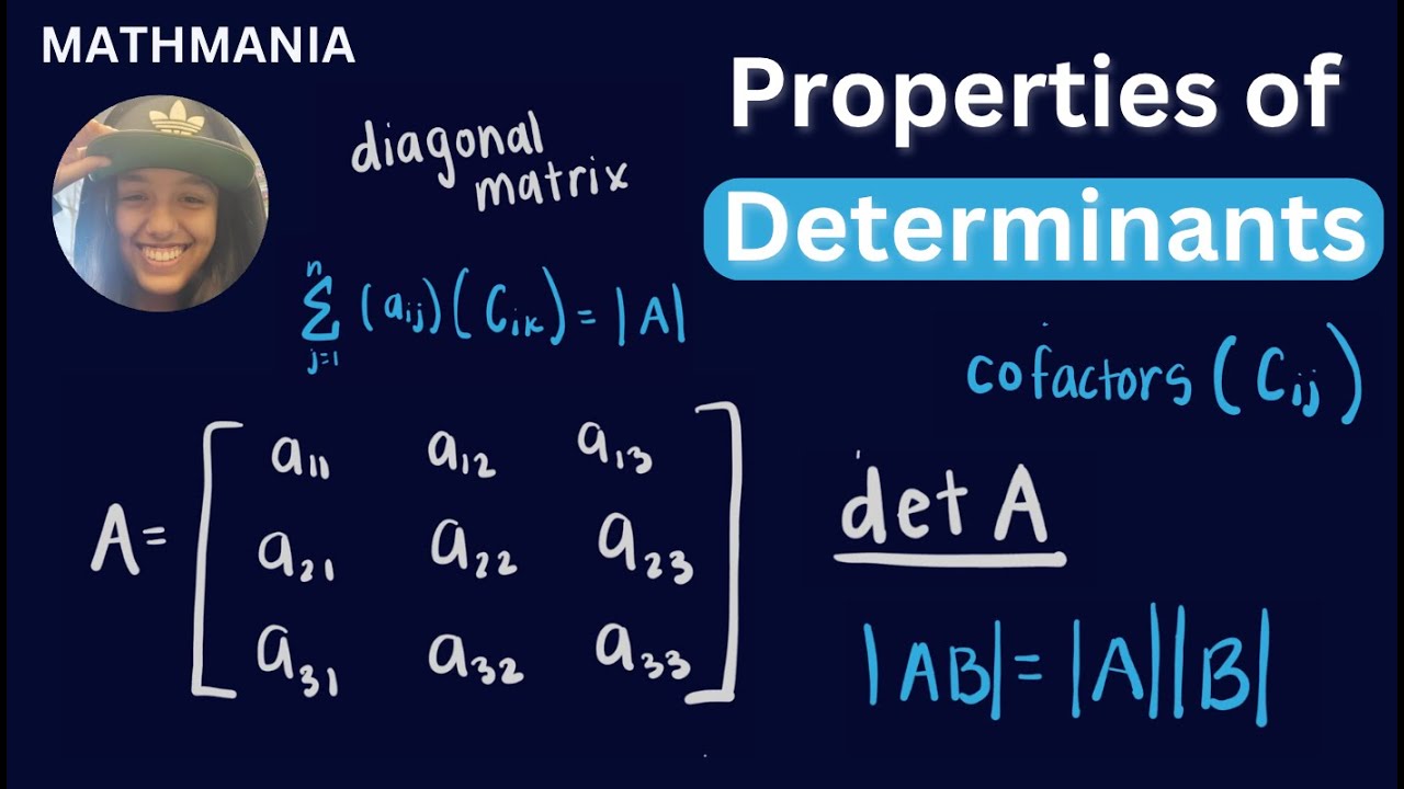 Properties of Determinants (Matrices) - YouTube