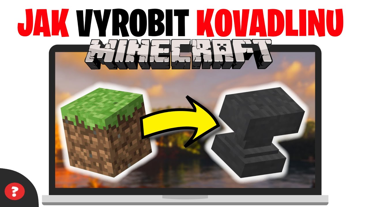 Jak vyrobit KOVADLINU v Minecraftu | Návod | MINECRAFT / PC - YouTube