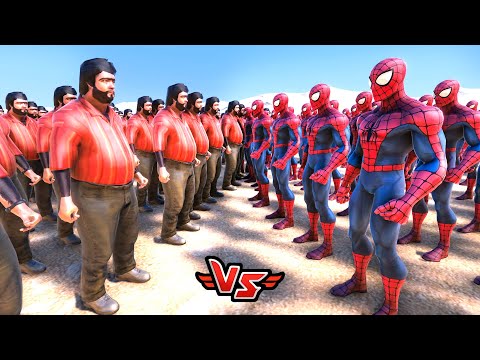 1000 SPIDER-MAN VS 1000 RECEP İVEDİK 😱 - Süper Kahramanlar