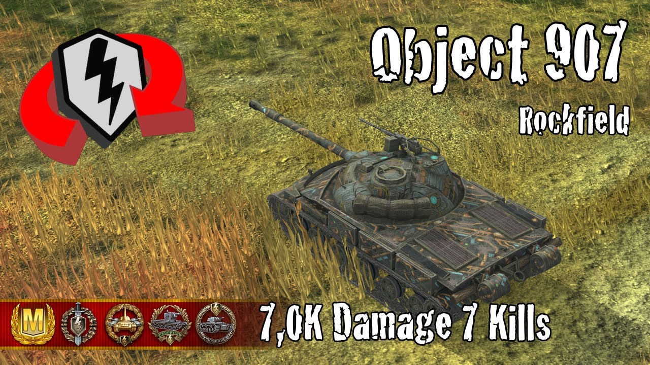 Object 907 | 7,0K Damage 7 Kills | WoT Blitz Replays - YouTube