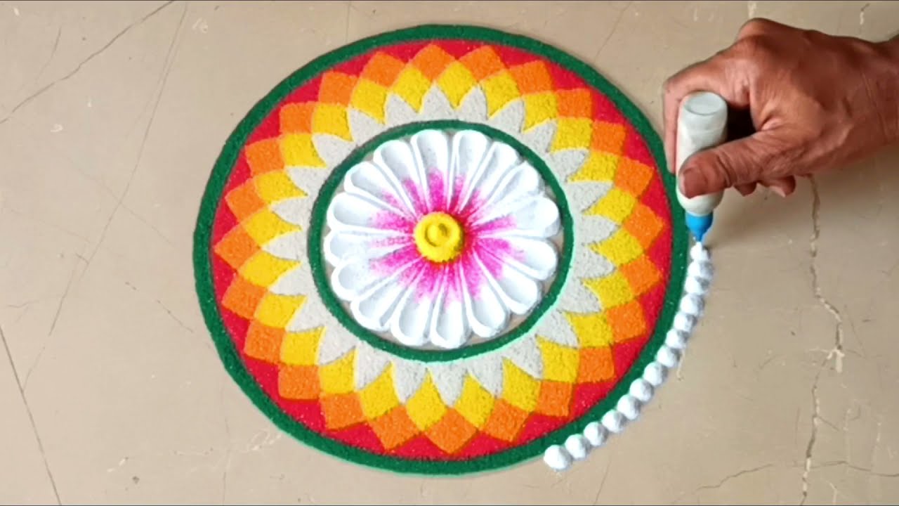 Beautiful diwali rangoli .Benifits of ready rangoli. Do you want to ...