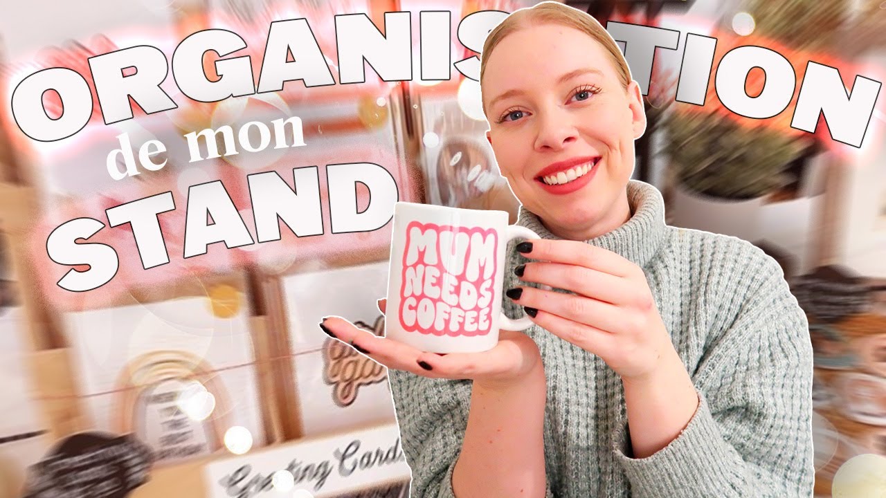 PRÉPARATION DE MON STAND, HAUL & PRODUCTION D'ARTICLES ️ - YouTube
