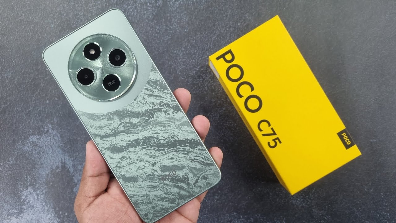 Poco C75 Green Color Unboxing & Quick Camera Test in Pakistan[Urdu ...