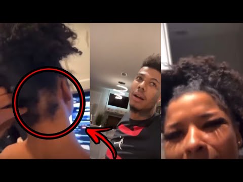 BLUEFACE GIVES CHRISEAN ROCK A BALD SPOT AFTER SHE TRIED GOING THROUGH ...