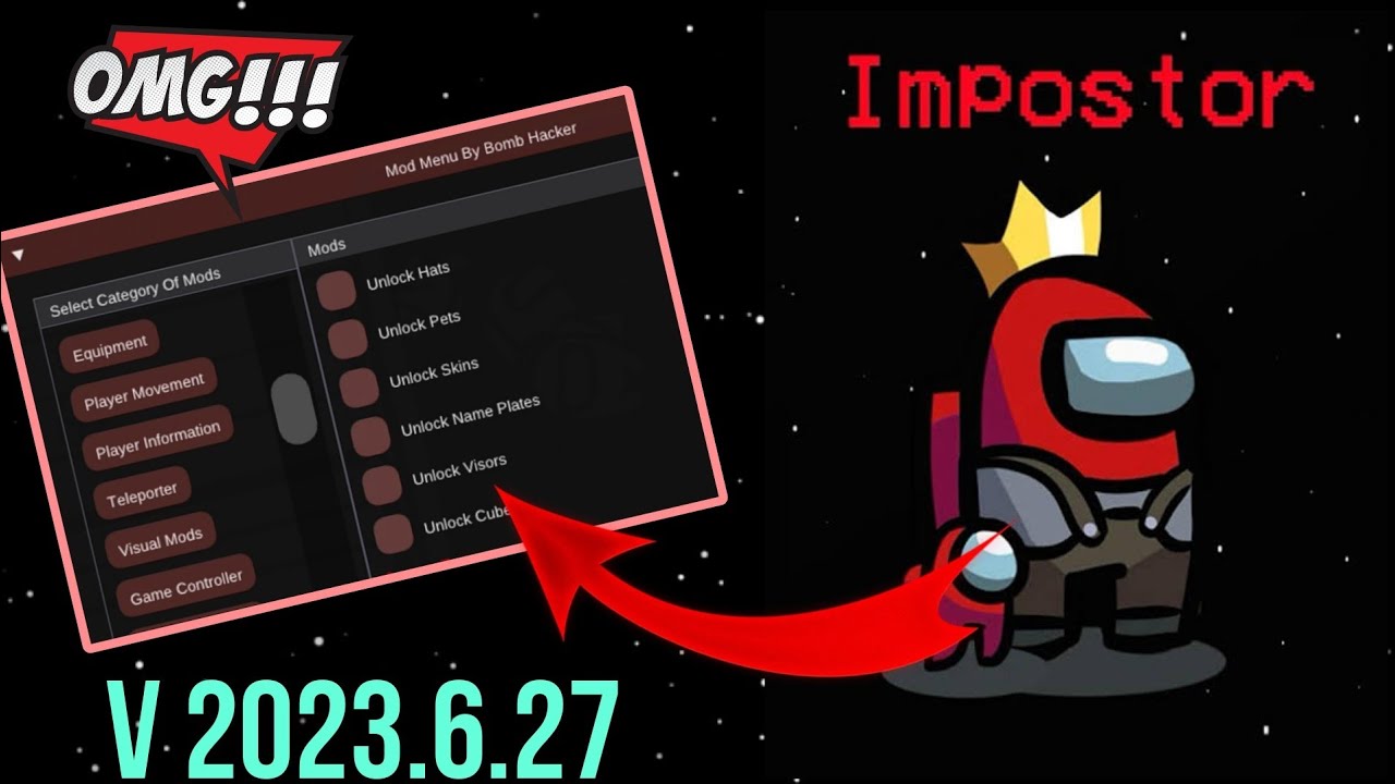 Among Us Mod Menu v2023.6.27 | Control All Playerst, Kick/Ban Players ...