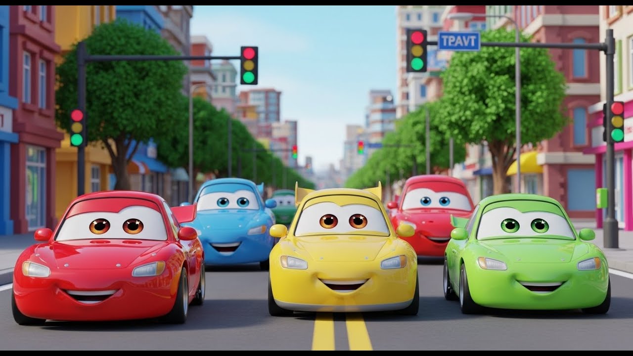 Counting Cars on the Busy Street 🚗🚙 | Fun Numbers Song for Kids - YouTube