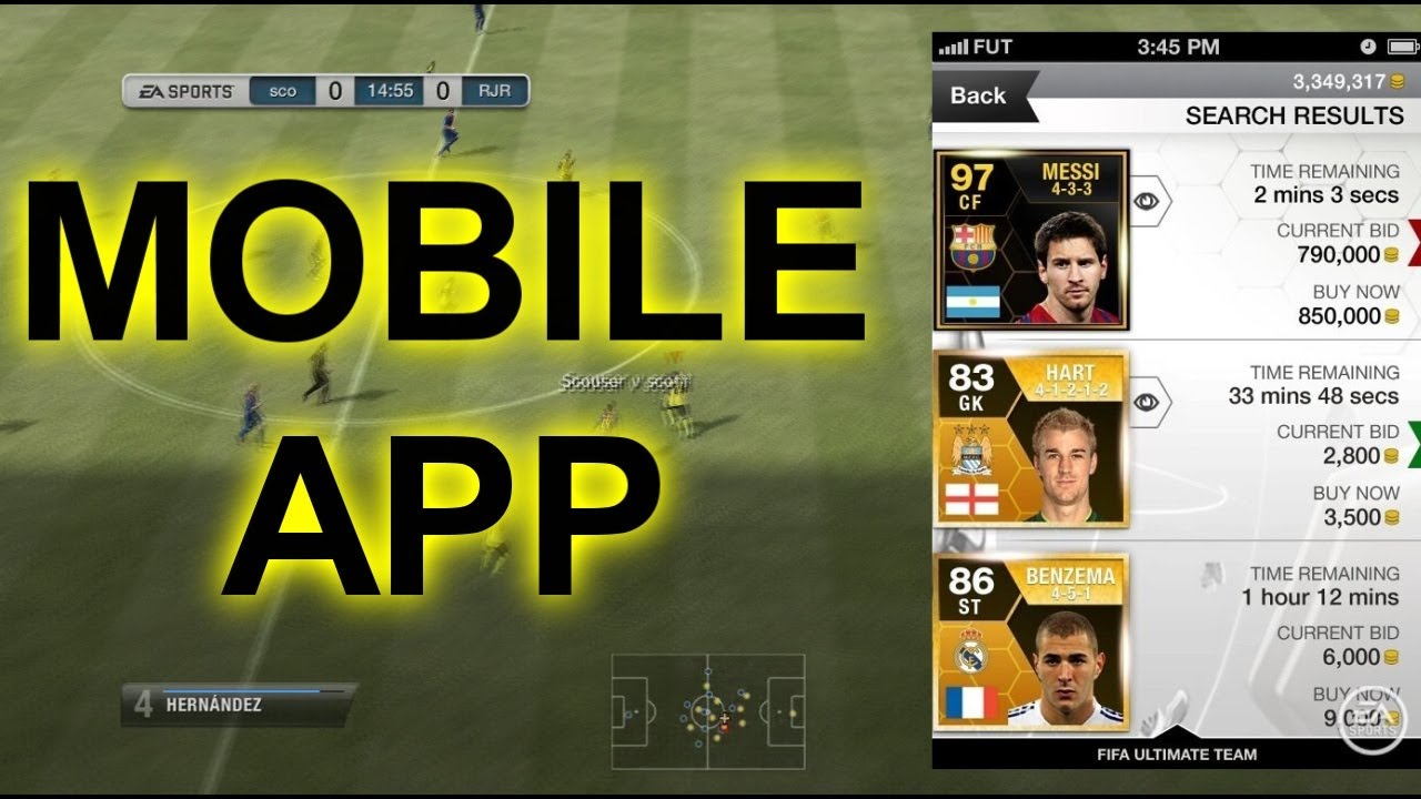 FIFA 13 Mobile App "FINALLY" Screenshots/Information Talk! - YouTube