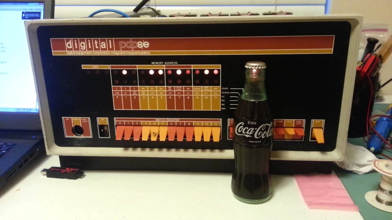 PDP-8/E Plays The Entertainer - YouTube