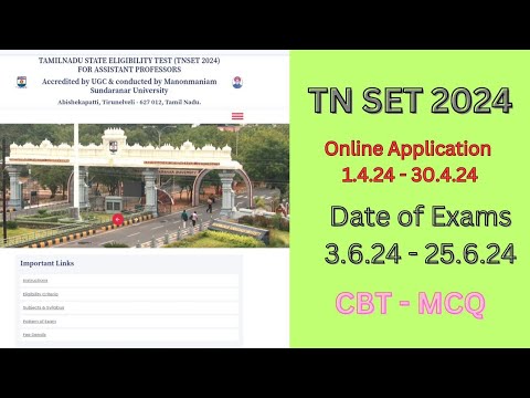 TN SET 2024 #tnset #tnsetexam #tnset2024 #tnset 2024 #tnset exam 2024 ...