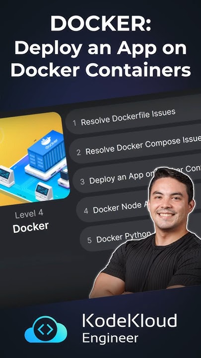 Deploying an App on Docker Containers | Docker Tutorial | Docker Series #17 - YouTube
