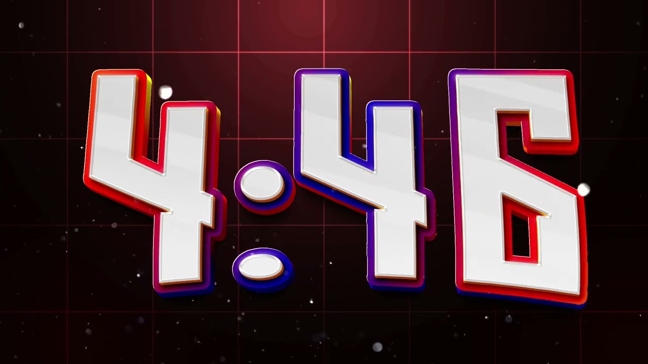 5-Minute Countdown Grid Red Gamer Arcade Streaming Timer - YouTube