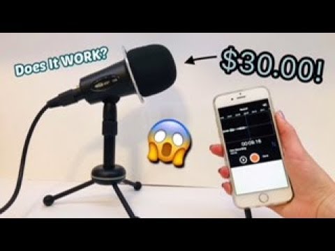 $30 Microphone for Youtube Videos!!😱🎤 Ordered off Amazon!!! Testing out ...