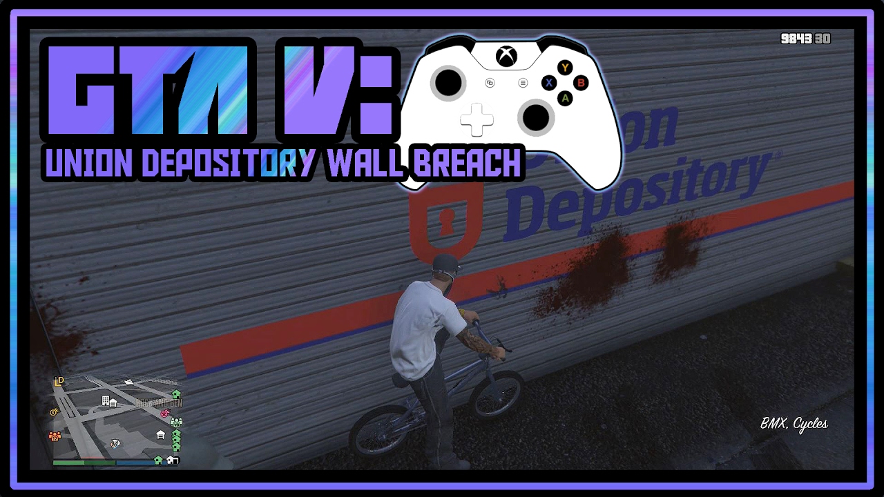 GTA V: Union Depository Wall Breach [Xbox One] - YouTube