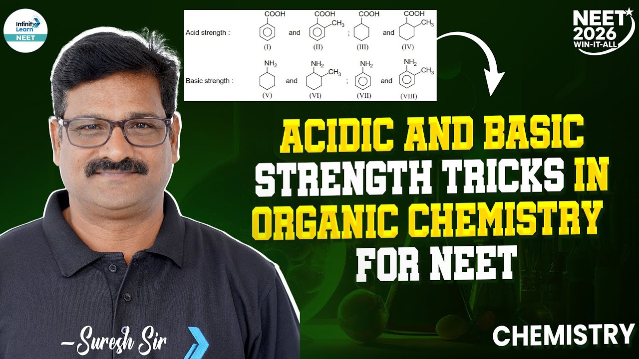 Acidic and Basic Strength Tricks in Organic Chemistry for NEET 2026 ...