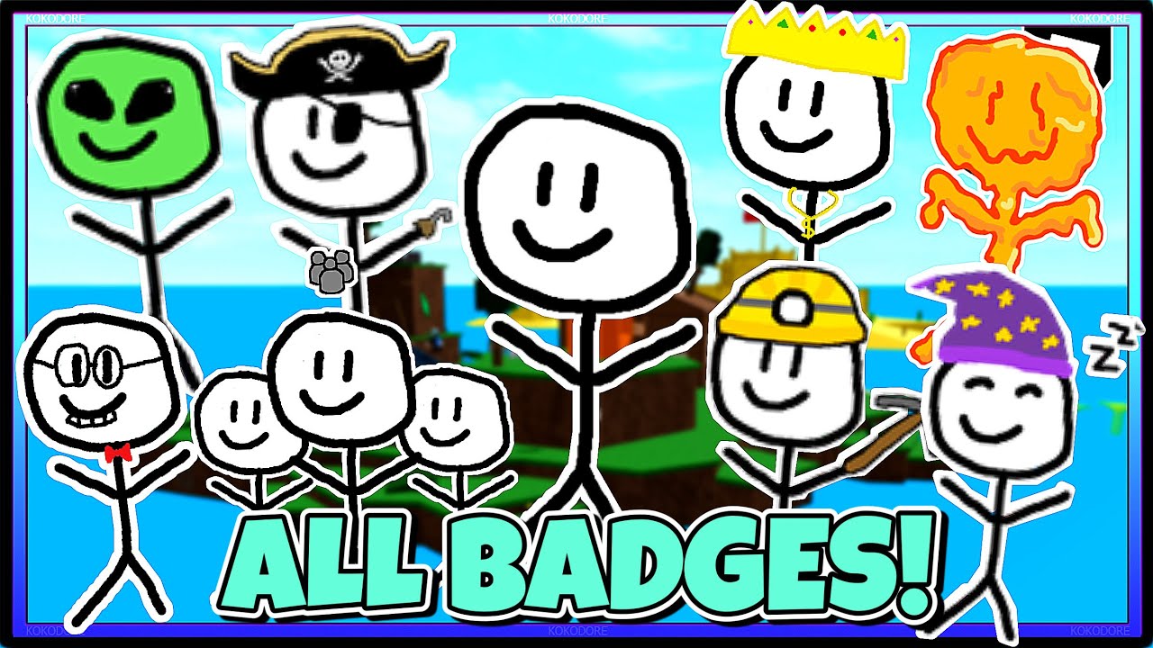 HOW TO GET ALL 30 BADGES in Find the Stickmen | ROBLOX - YouTube