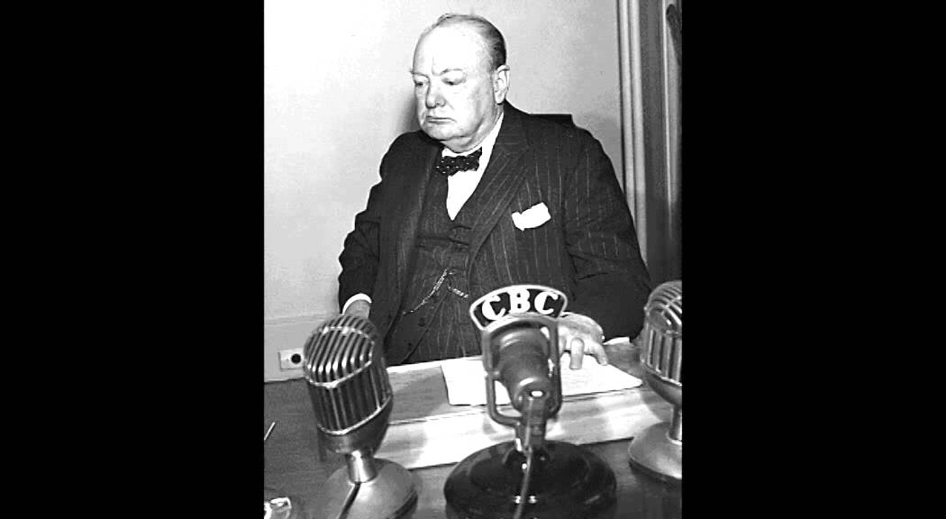 Winston Churchill - Be Men of Valour Speech - YouTube