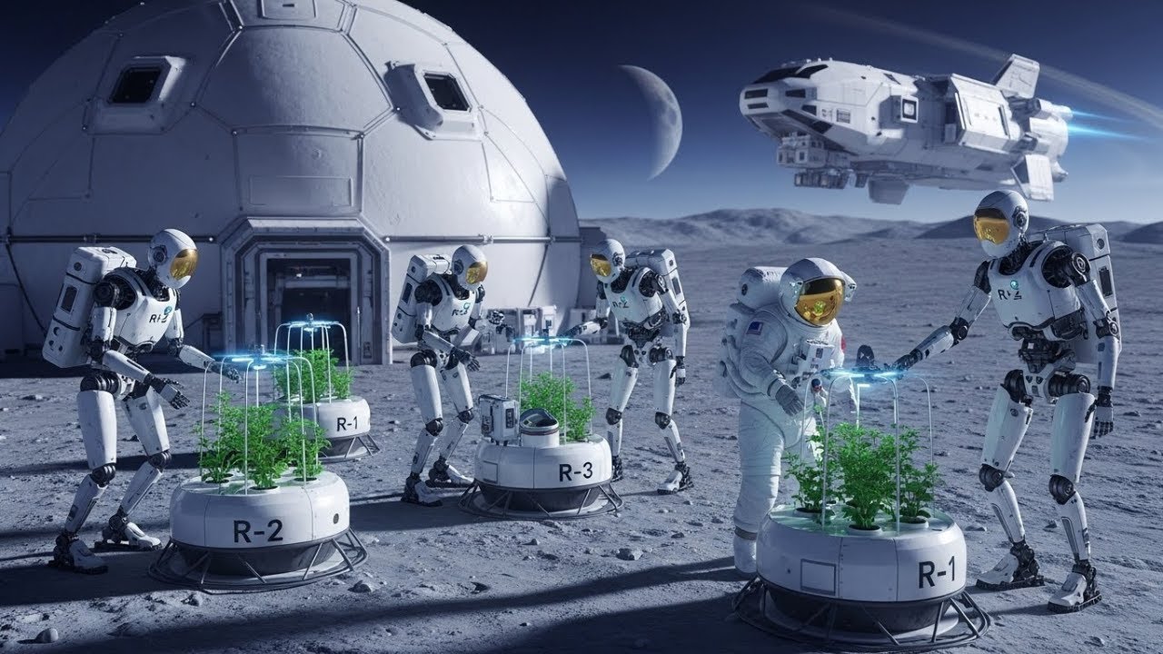 $100 MILLION to Build THIS on the Moon | Robots Transform Lunar ...